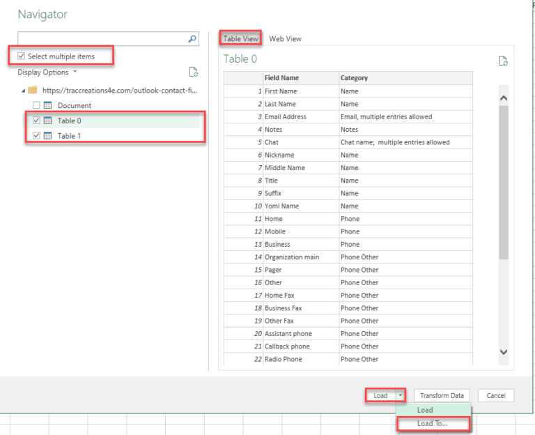 How to Import Data Into Excel from the Web » TRACCreations4E