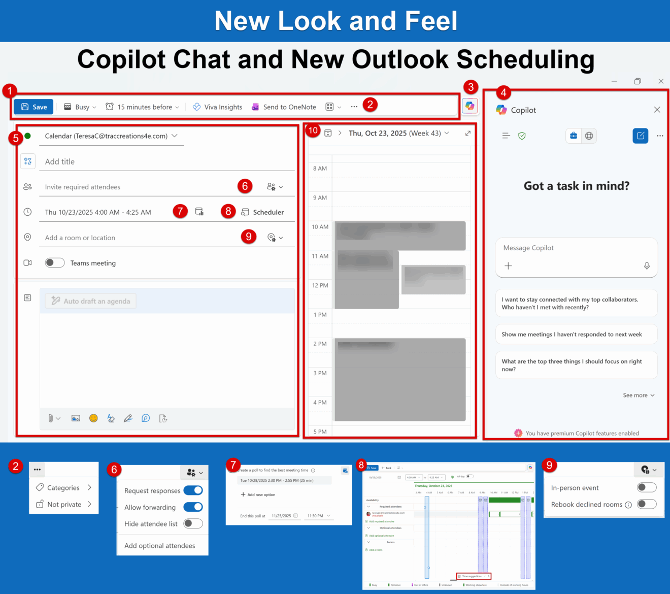 New Outlook Scheduling Gets a Makeover - Copilot Chat Joins