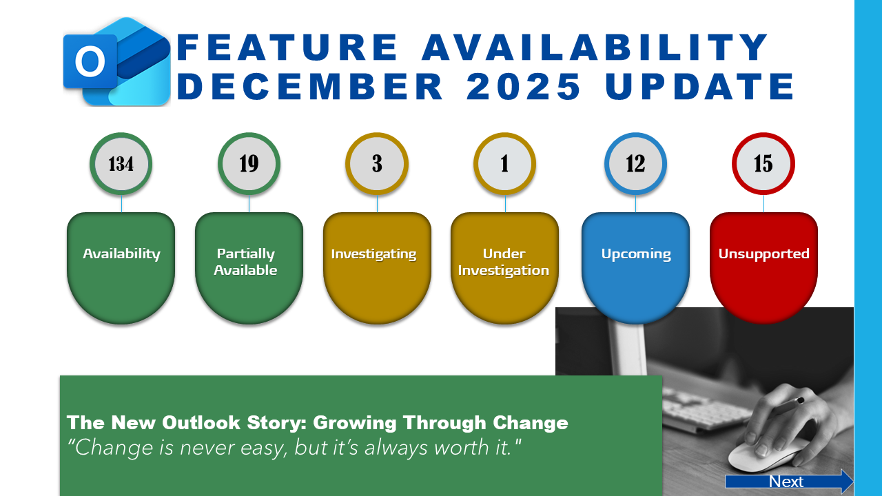 New Outlook vs Classic Outlook Feature Comparison (2026) - TRACCreations4E